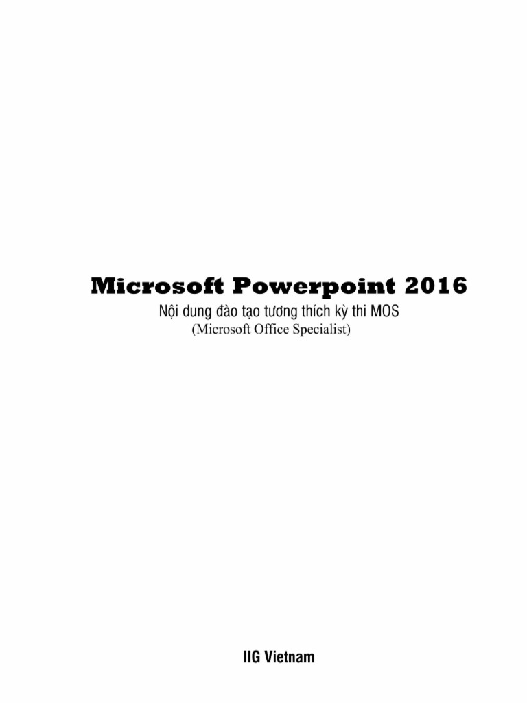 Mos 2016 Powerpoint Pdf