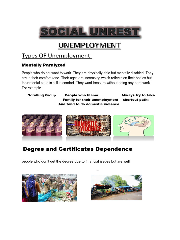 Types of Unemployment Presentation | PDF