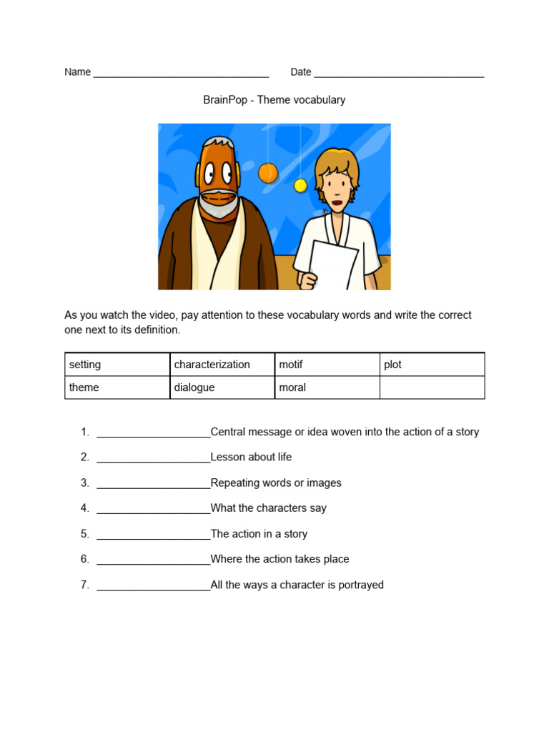 Brainpop Theme | PDF | Language Arts & Discipline
