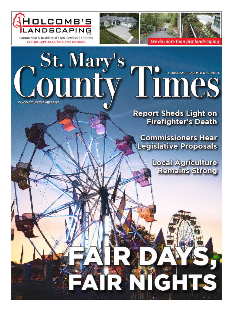 2024-09-19 St. Mary's County Times | PDF | Firefighter