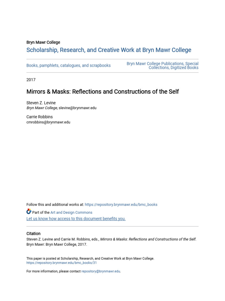 Mirrors & Masks - Reflections and Constructions of The Self | PDF