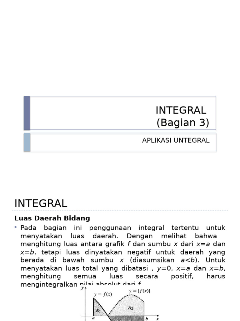 15 - InTEGRAL - Aplikasi Integral | PDF