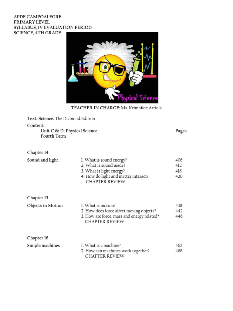 4th Term Study Guide 4th Grade | PDF