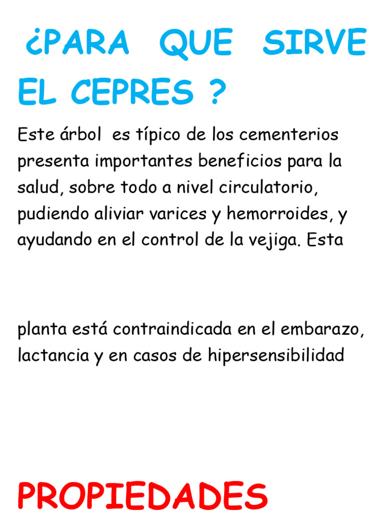 Para Que Sirve El Cepres | PDF