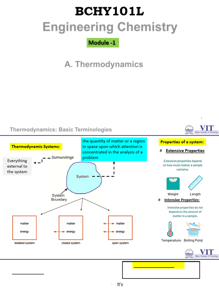 Engineering Chemistry Module 1 | PDF