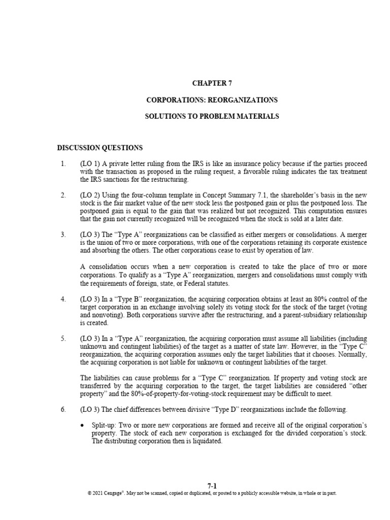 SWFT2021 V2 SM Ch07 | PDF