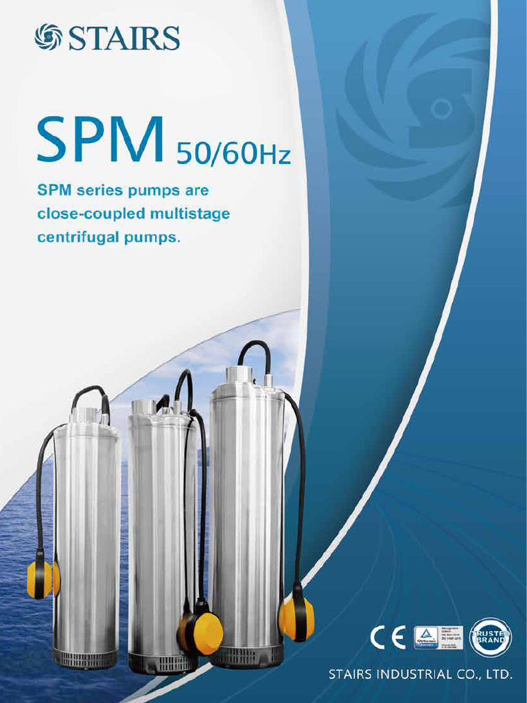 SPM-Series-Close-Coupled-Submersible-Electric-pumps-50 60Hz | PDF