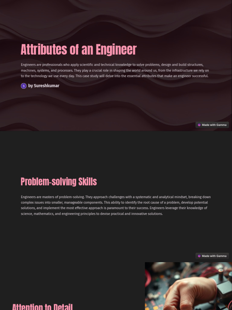 Attributes of An Engineer | PDF
