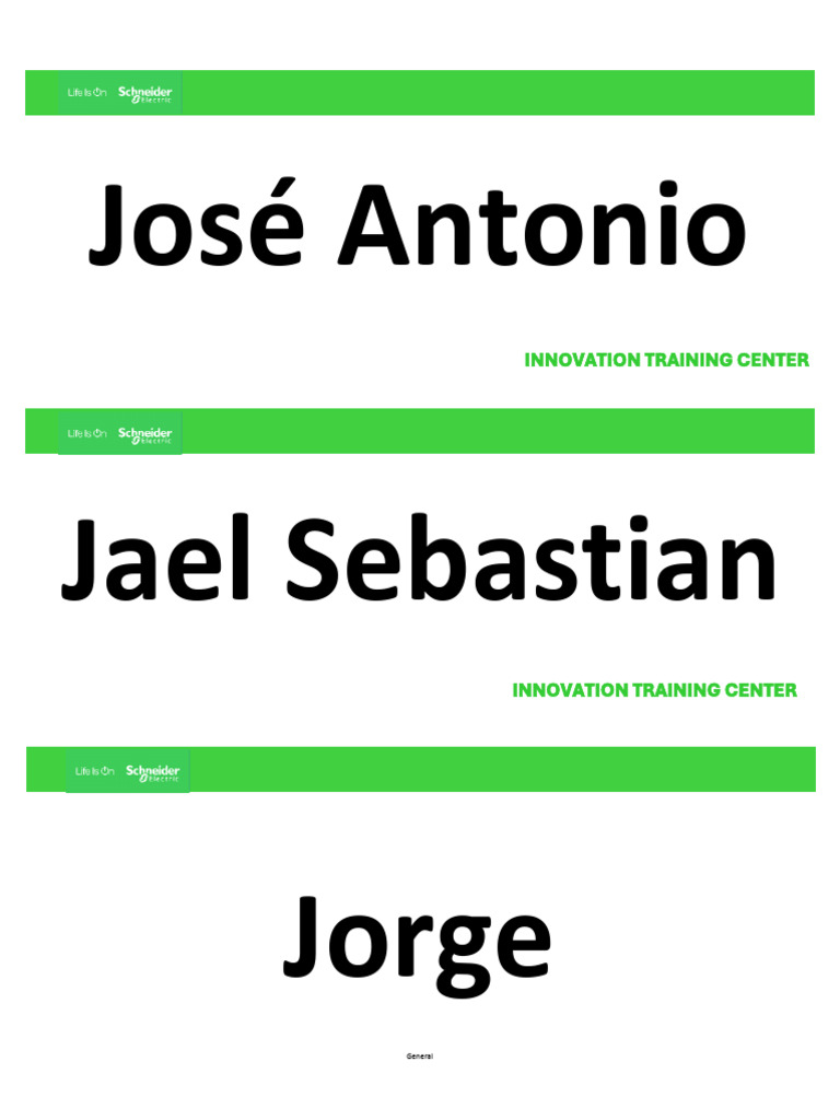 José Antonio Jael Sebastian I Jorge: Innovation Training Center | PDF