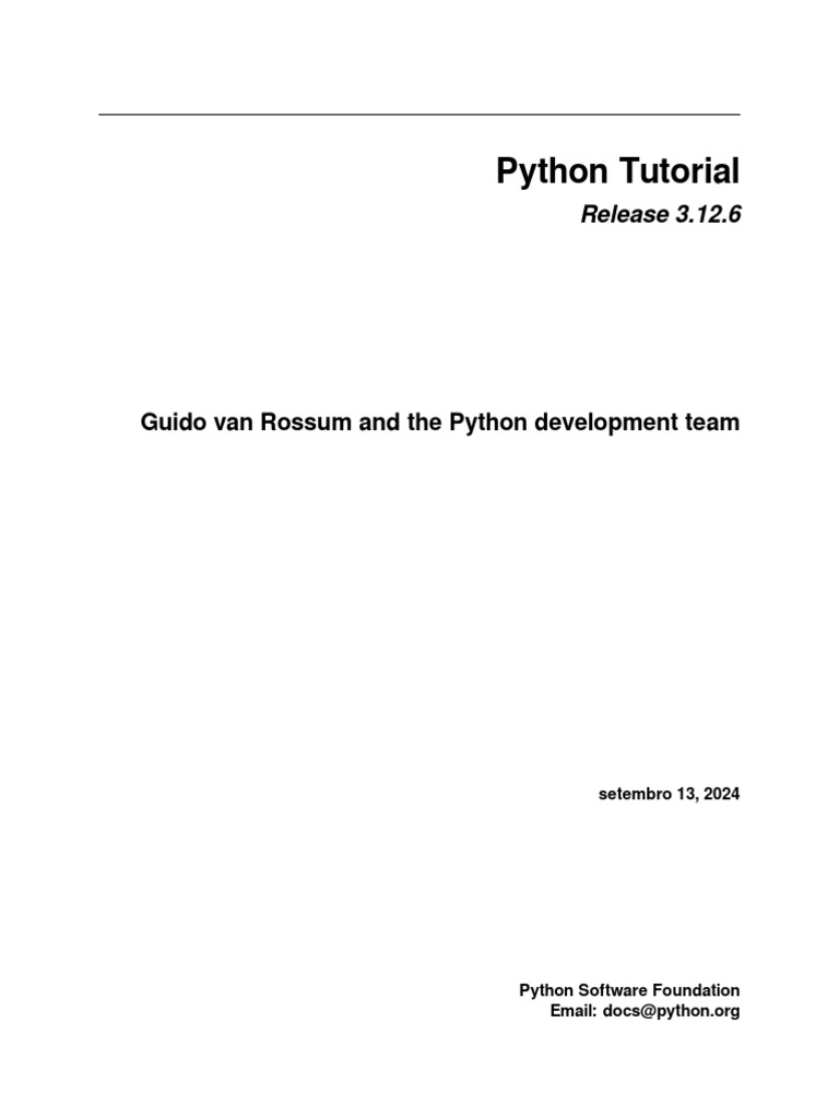 Tutorial | PDF