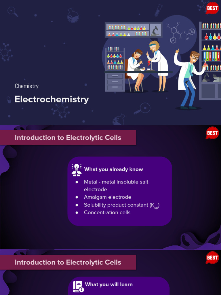 CLASS 12 CHAP - 2 Introduction To Electrolytic Cells | PDF