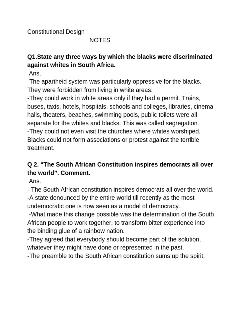 Constitutional Design | PDF