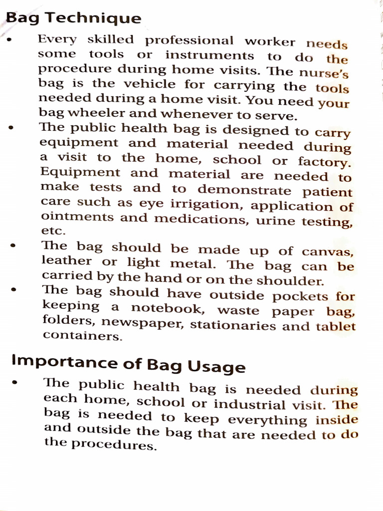 Bag Technique | PDF