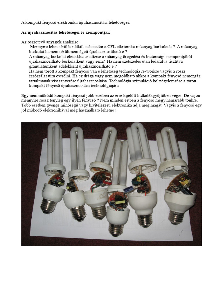 CFL Recycle | PDF