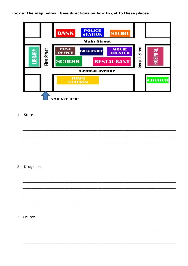 Directions to Local Stores and Services | PDF