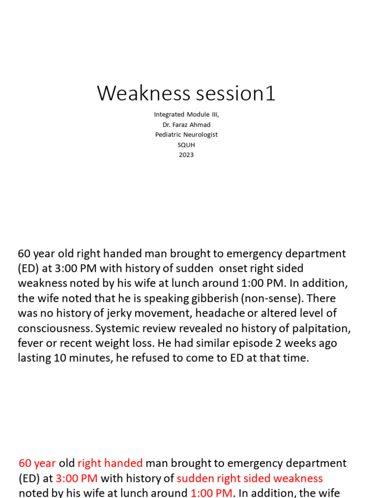 RecordingS1 TBL Tapp Weakness | PDF