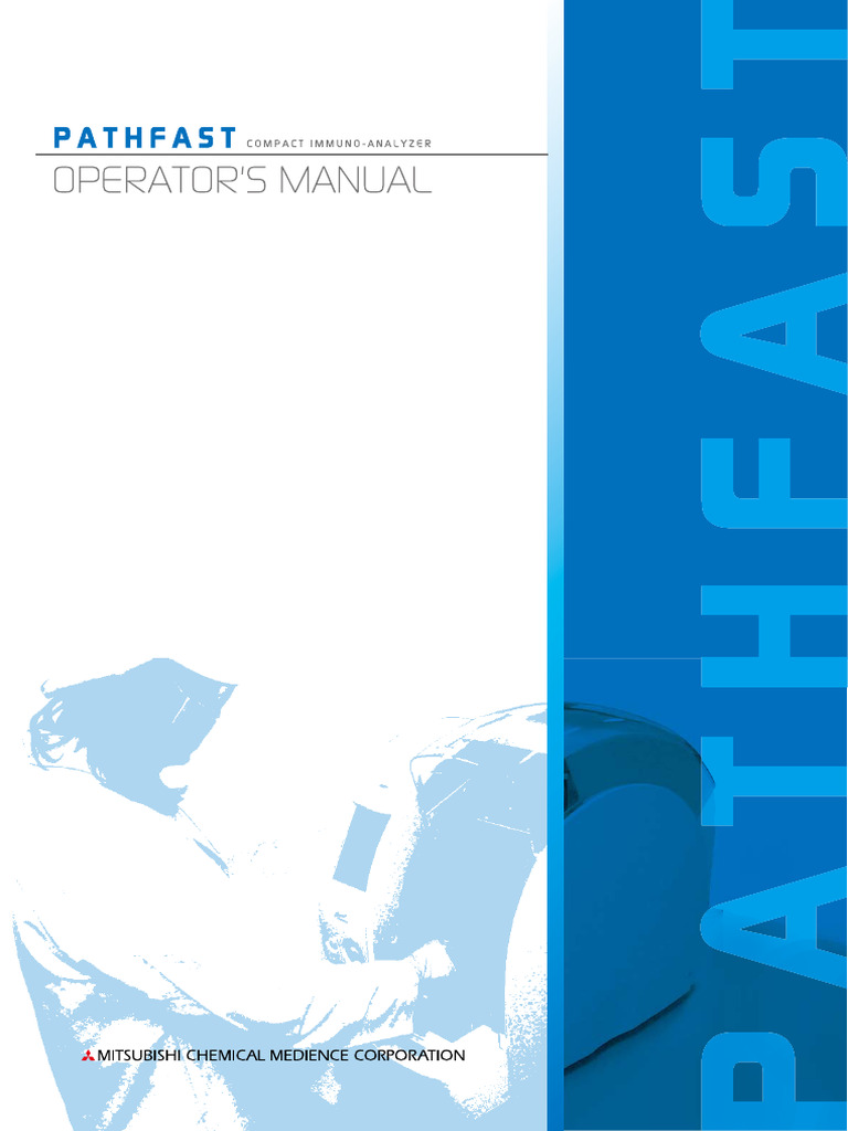 Pathfast Operator's Manual English_ver2.20e | PDF