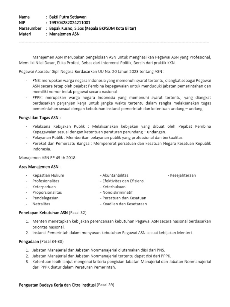 Resume Hari 2 Bakti Putra Setiawan | PDF