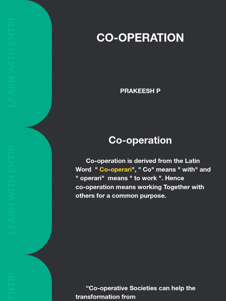 Basics of Cooperation | PDF