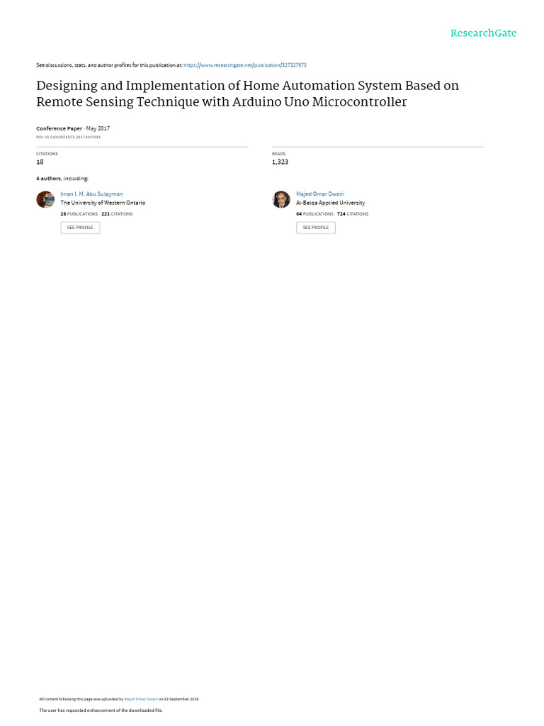 Designingand Implementationof Home Automation System Basedon Remote ...