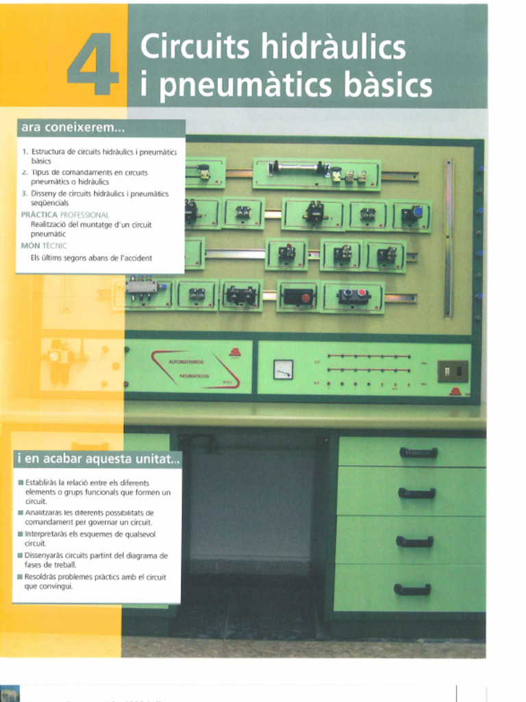 4.circuits Hidràulics I Pneumàtics Bàsics | PDF