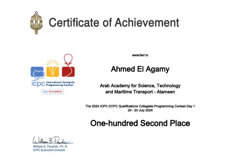 2025 Ecpcqdayone2024 Ahmed El Agamy Place | PDF