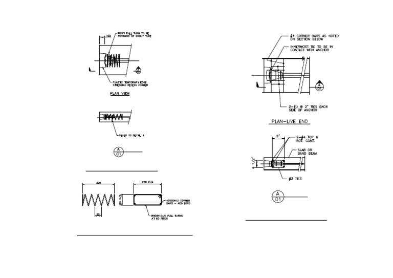Bonded Pt Slab System Anchorage Reo | PDF