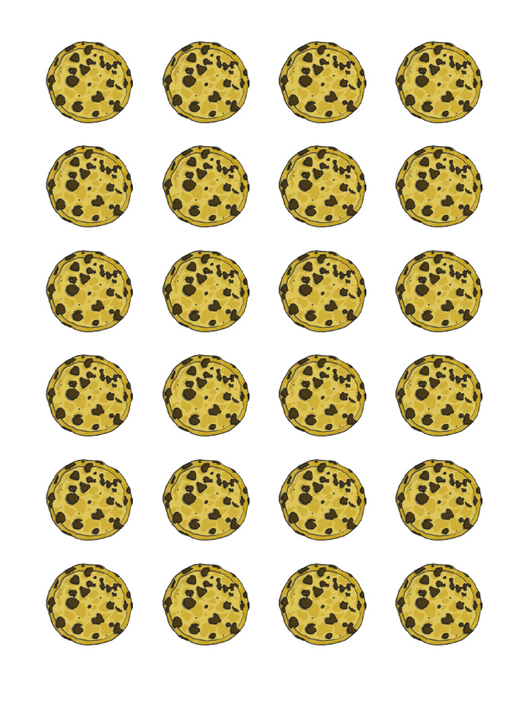 Cookies Cutout For Math Game | PDF | Home & Garden