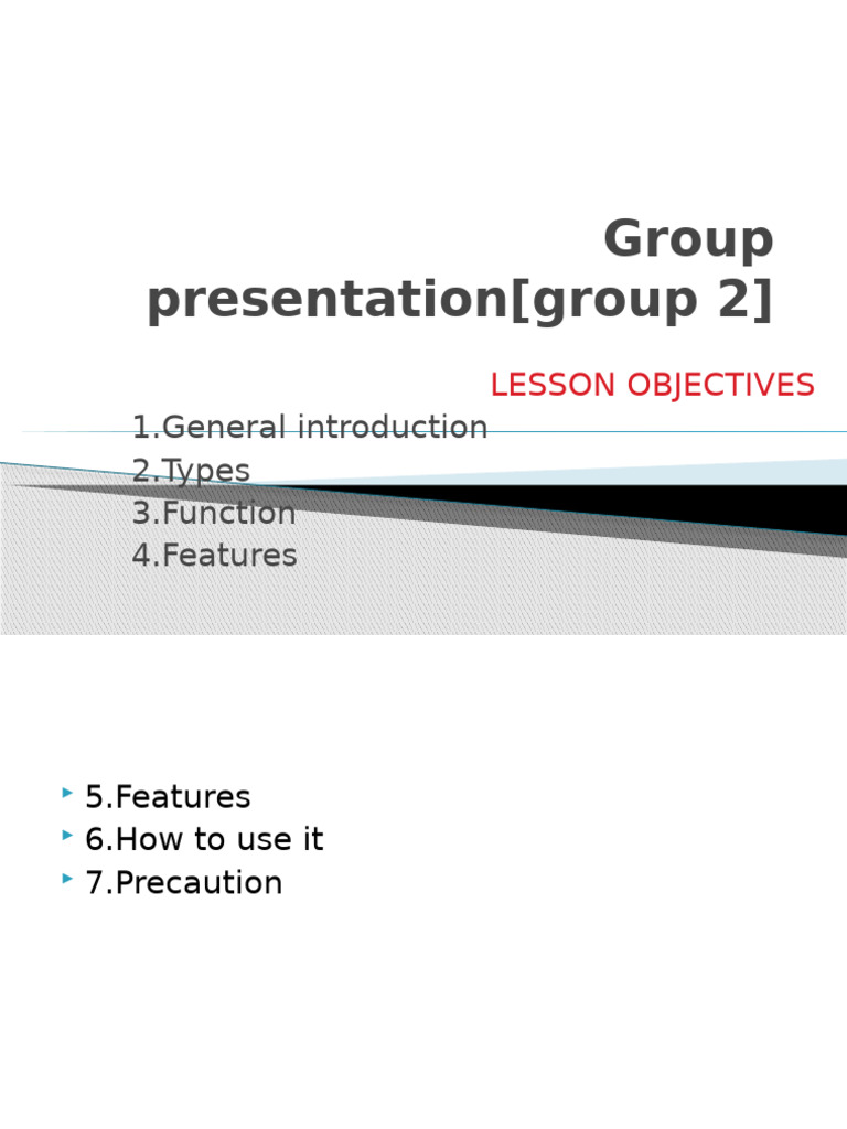 Group Presentation (Group 2) | PDF