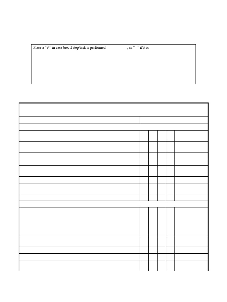 Checklist For Lumbar Puncture: Participant Trainer | PDF