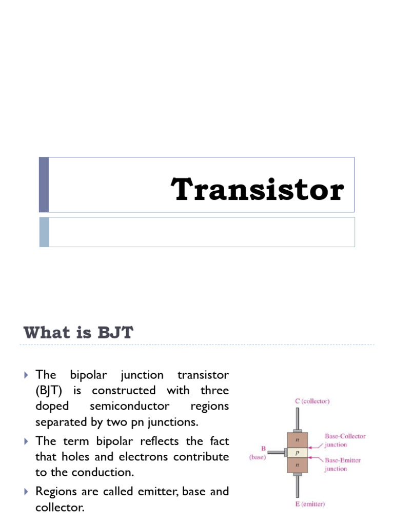 Transistor | PDF
