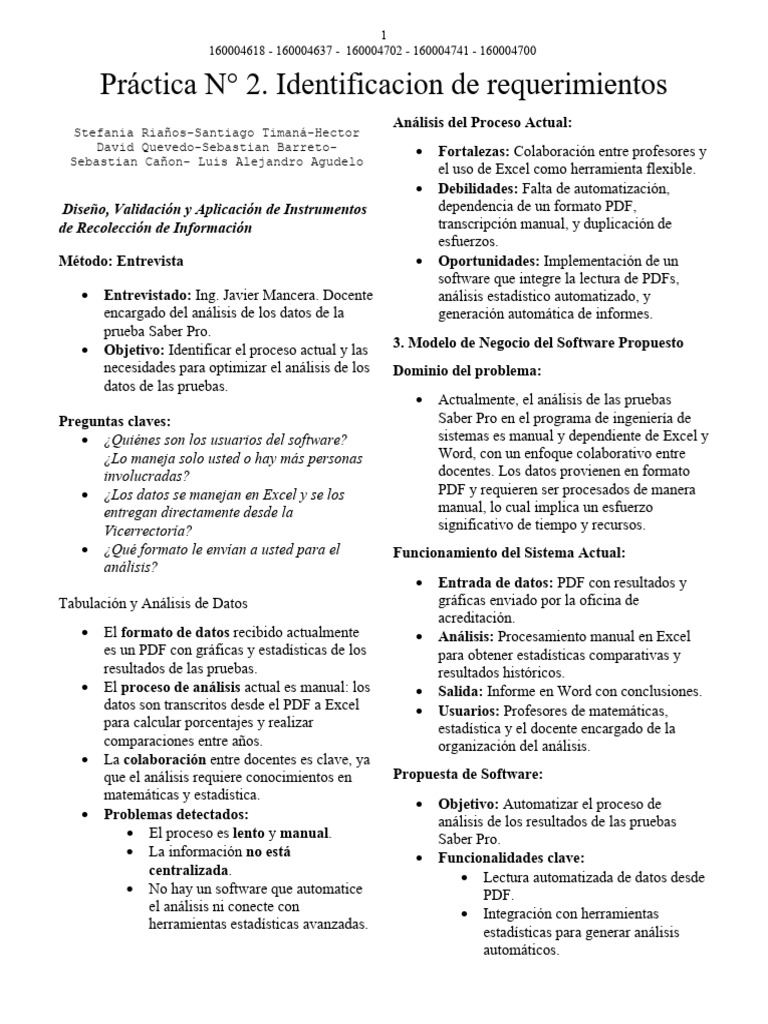 Optimización del Análisis de Datos Saber Pro | PDF | Software ...