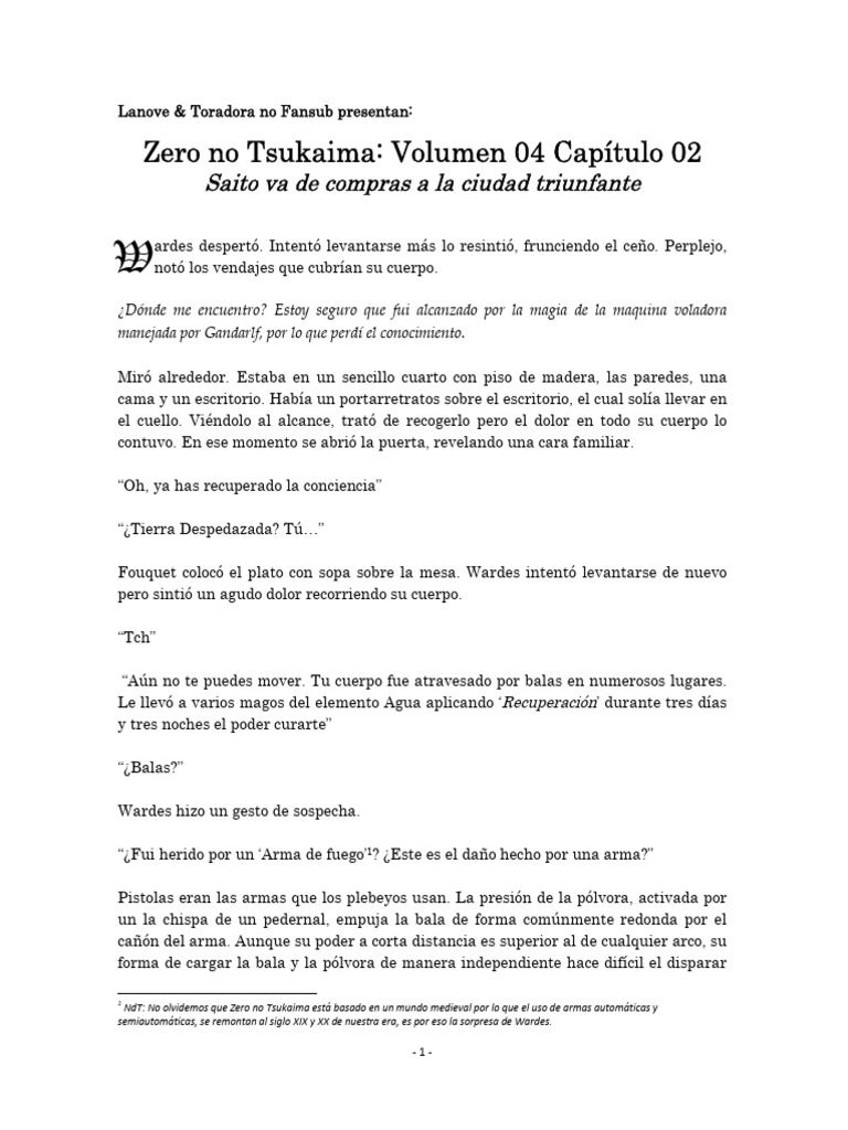 Zero no Tsukaima Vol04 Cap02 | PDF