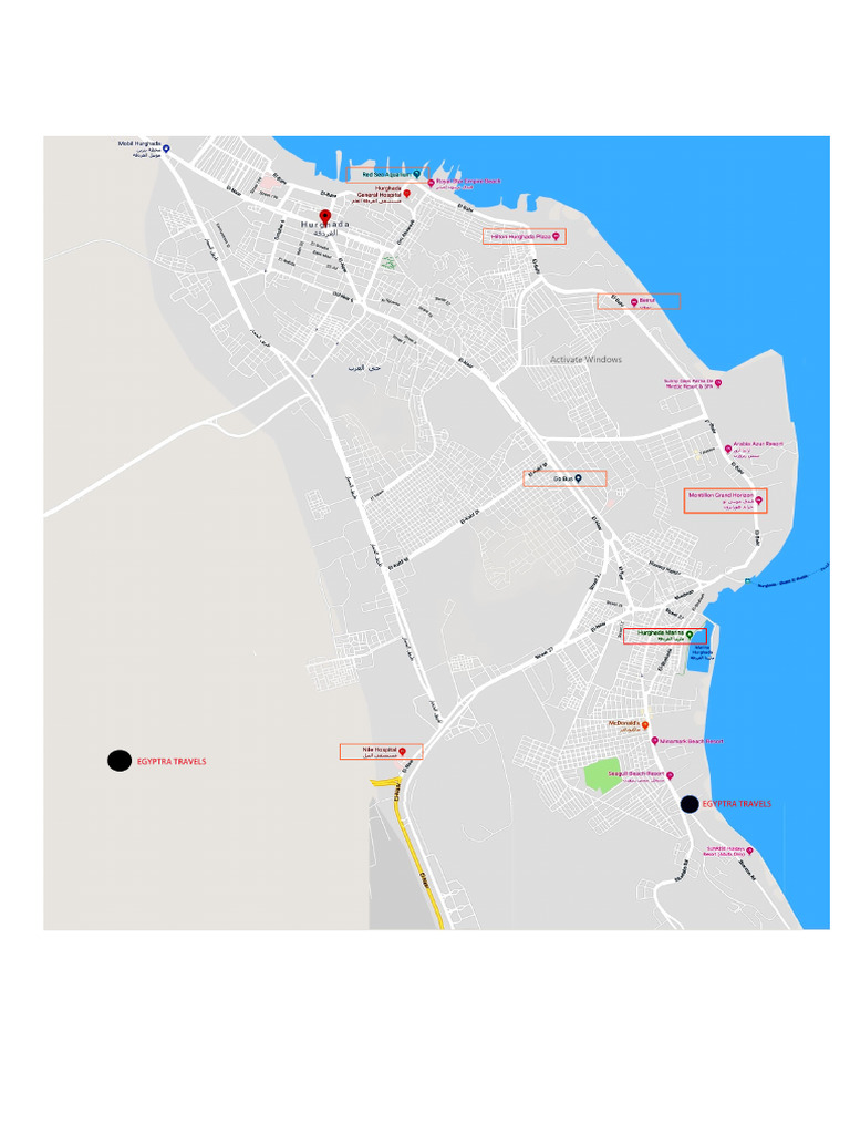 Hurghada PDF Map | PDF