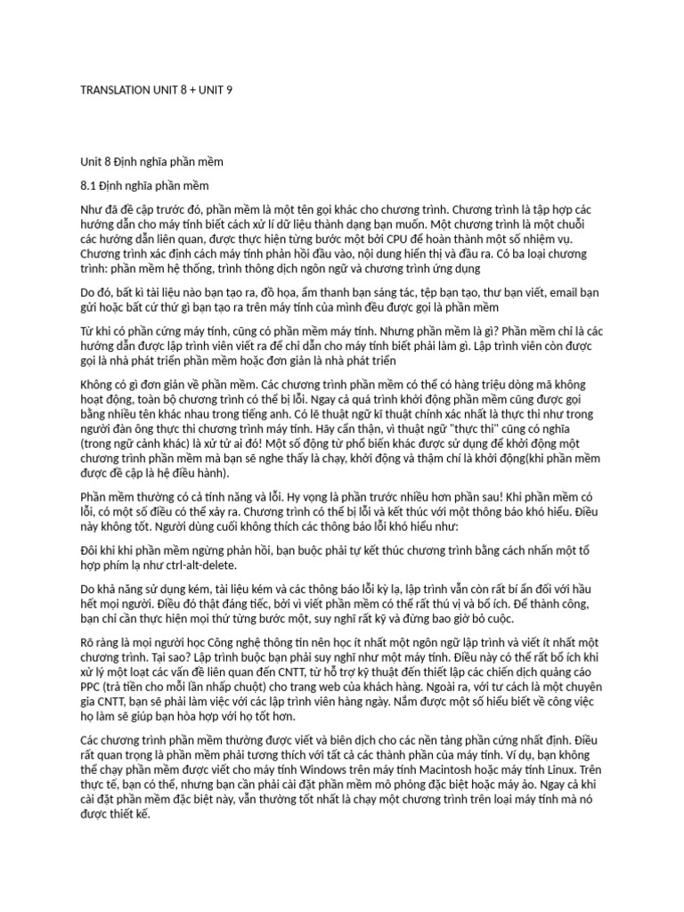 Homework UNIT 8+ UNIT 9 | PDF