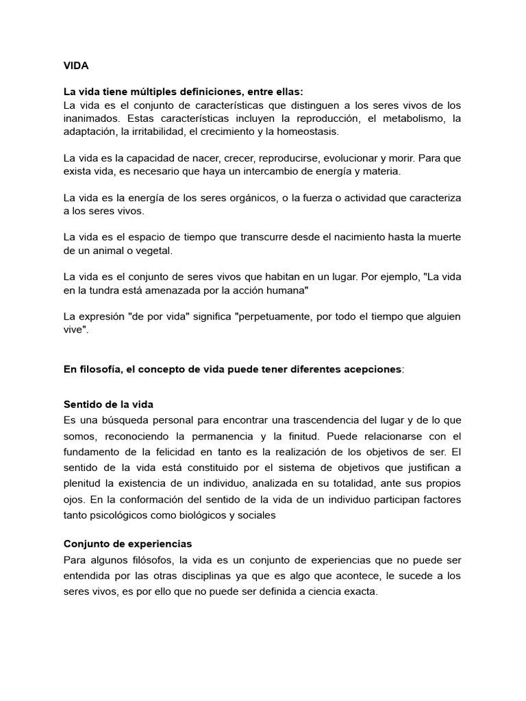 Definición y Estilos de Vida Saludable | PDF | Vida | Organismos