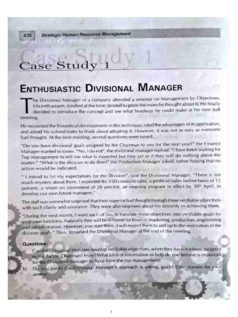 Case Study SHRM | PDF