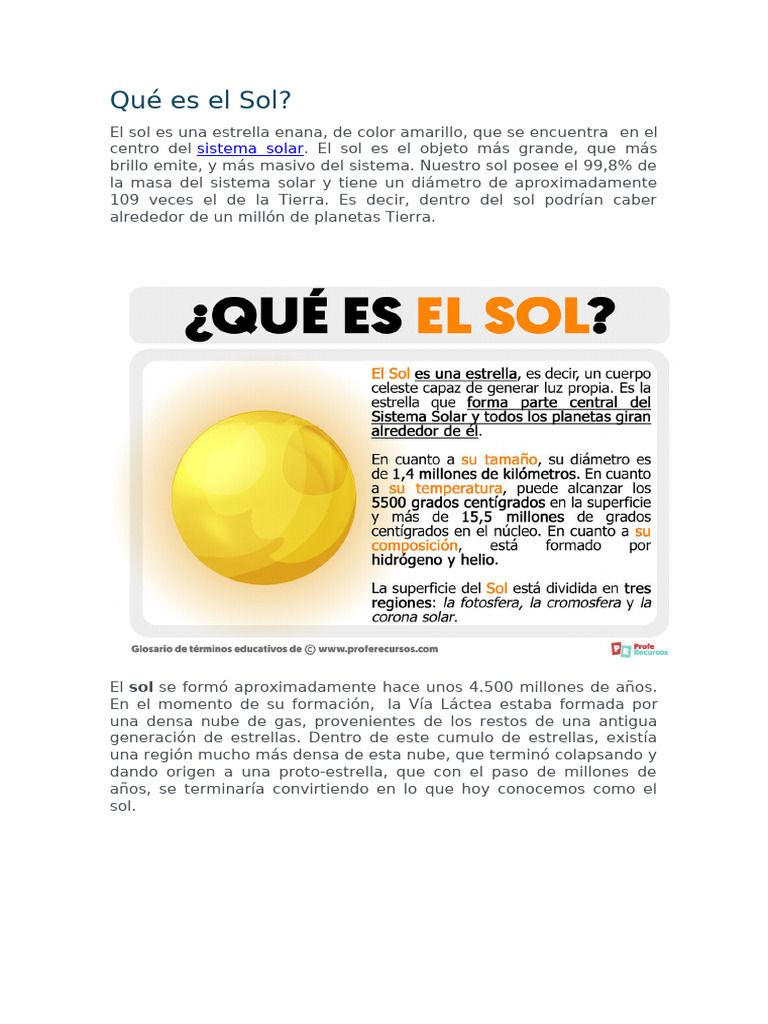 El Sol | PDF