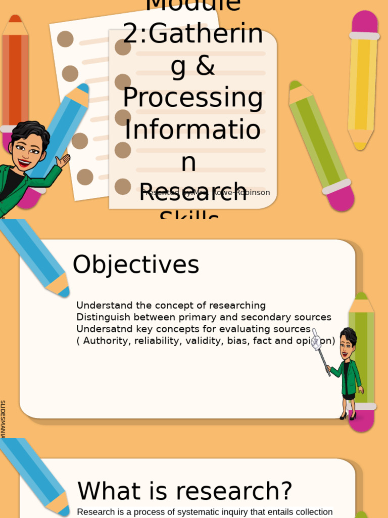 Module 1 - Gathering & Processing Information | PDF