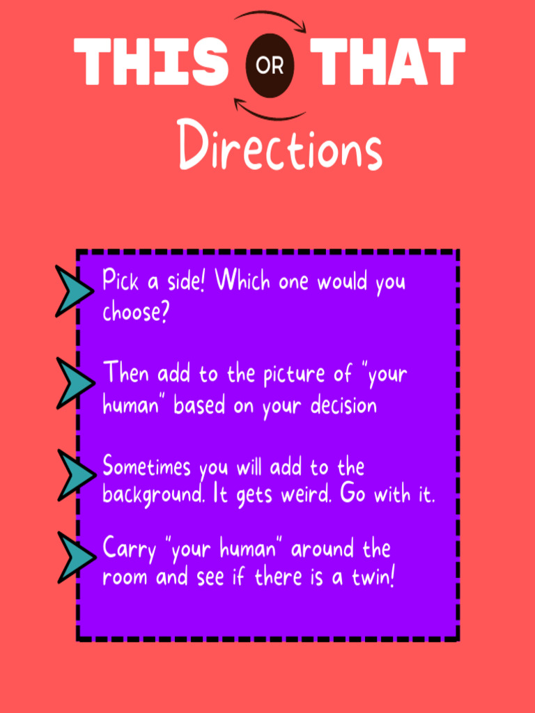 This or That Back To School - PDF For Screen | PDF
