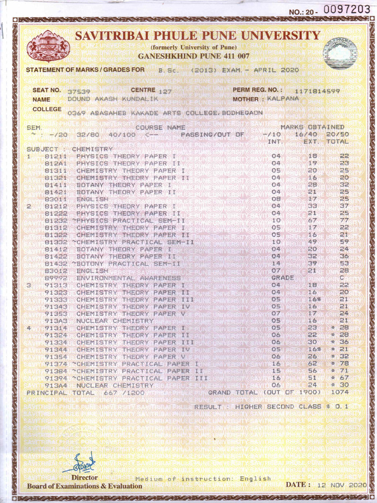 Proof of Educational Qualification-10 | PDF