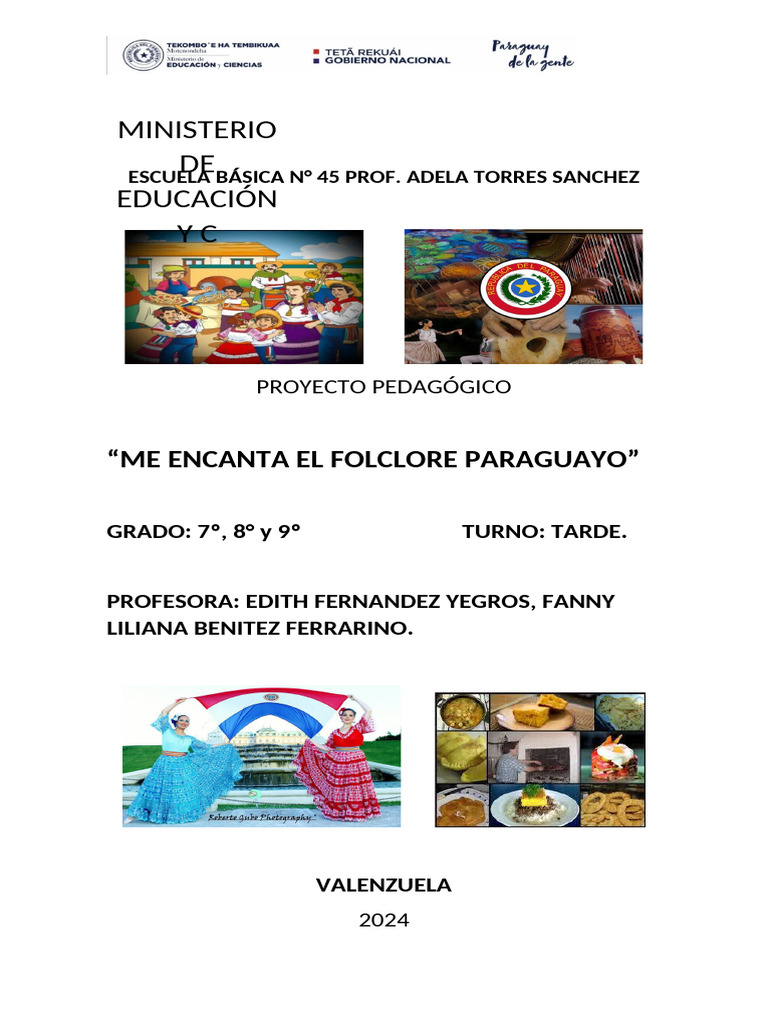 Proyecto Folklore Fanny | PDF | Folklore | Ciencias sociales