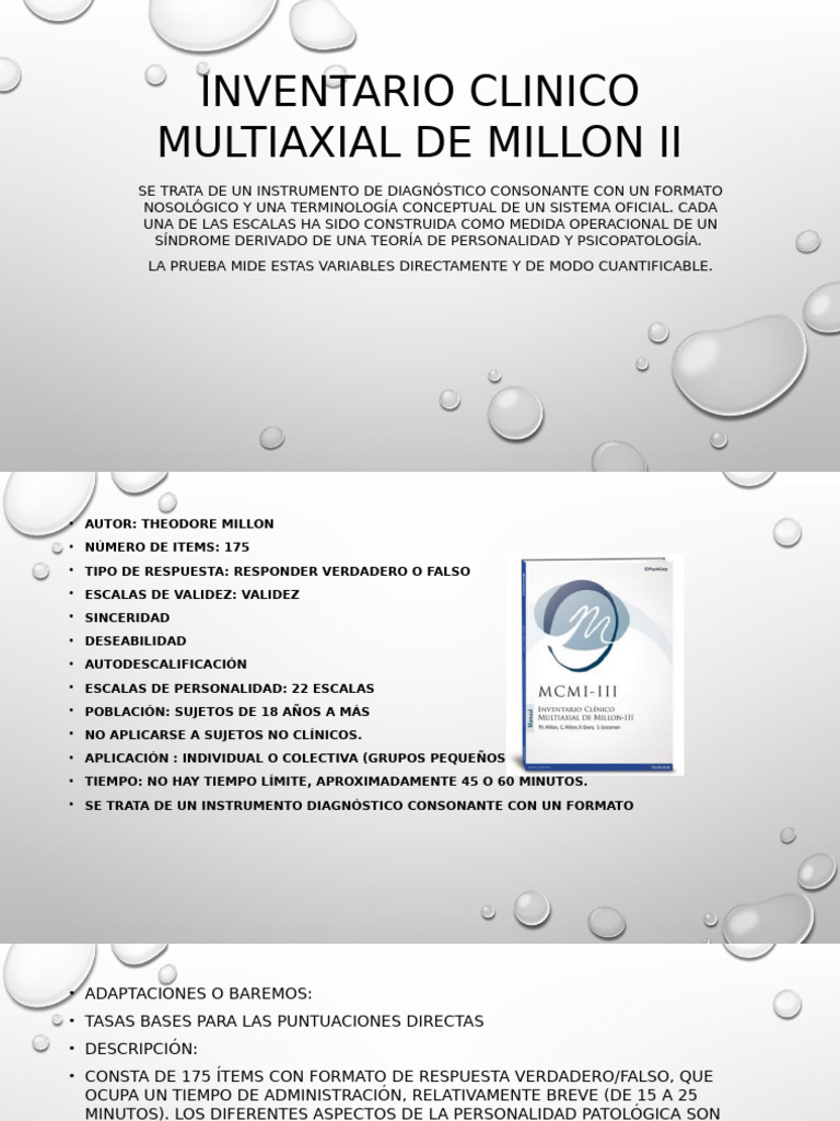 Test Millon | PDF