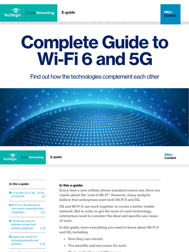 Complete Guide To WiFi6 and 5G | PDF