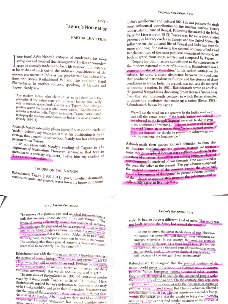 Tagore's Non-Nation | PDF
