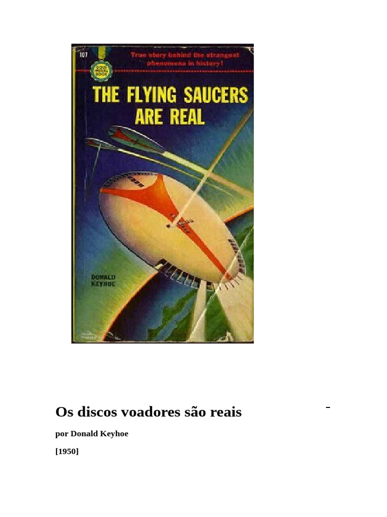 Os Discos Voadores São Reais | PDF | Força Aérea dos Estados Unidos | Avião