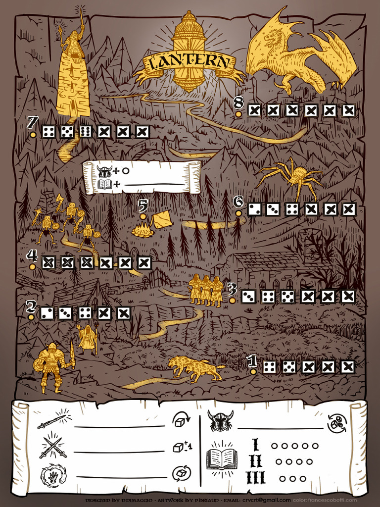 Lantern Adventure Sheet v1.2 - Color - Botti1 | PDF