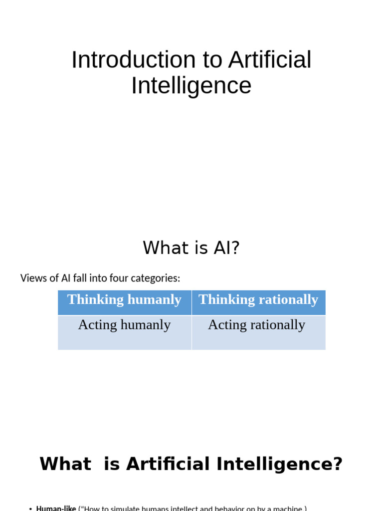 Introduction-to-Artificial-Intelligence | PDF