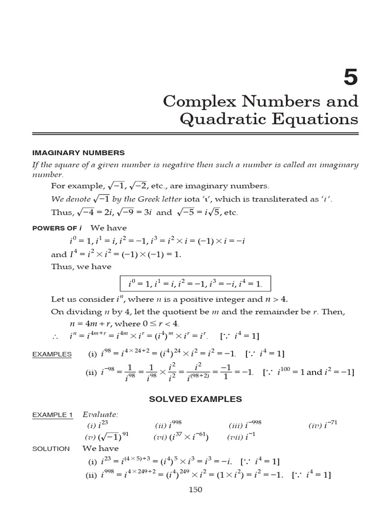 Complex Number | PDF