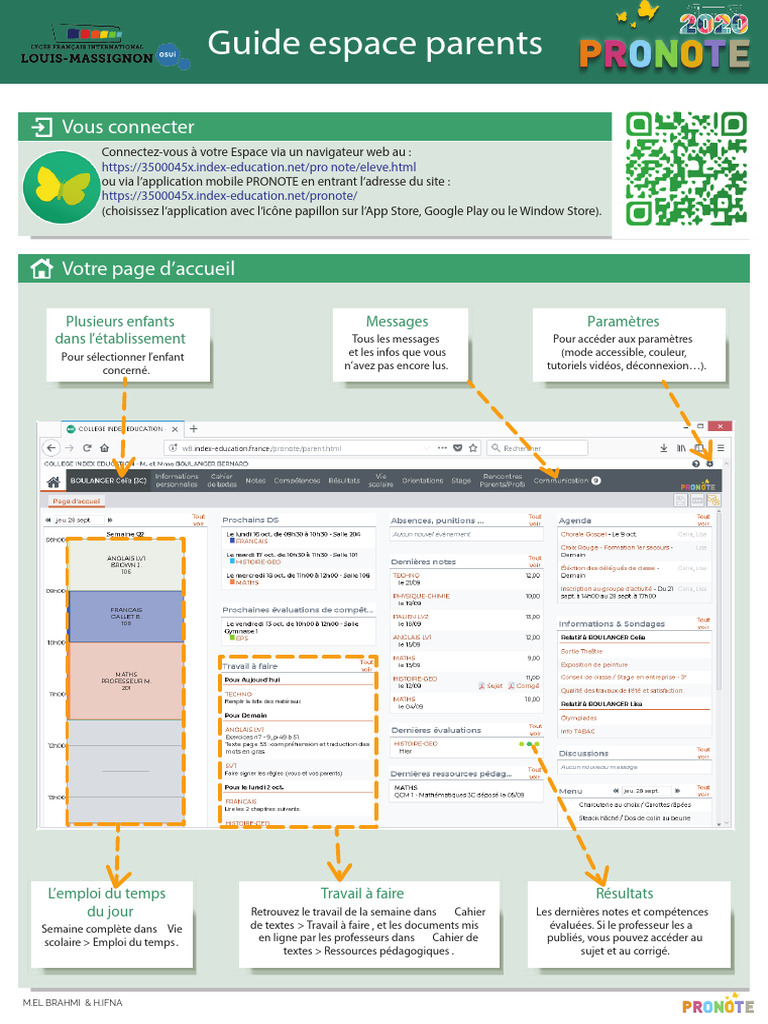 Guide Parents Pronote 2020 | PDF
